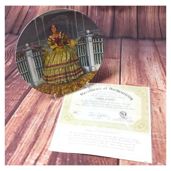 Knowles | Other | Knowles Melanie Gone With The Wind Collectors Plate ...